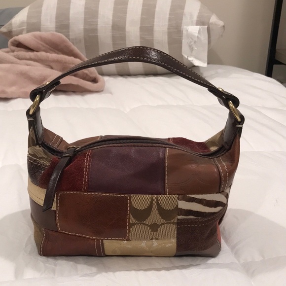 Coach | Bags | Coach Holiday Collection Patchwork Purse | Poshmark